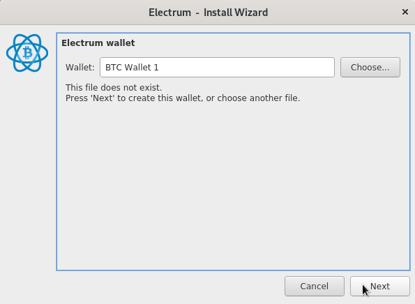 Setting up your BTC wallet - Zero Trace