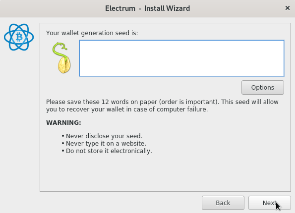 Setting up your BTC wallet - Zero Trace