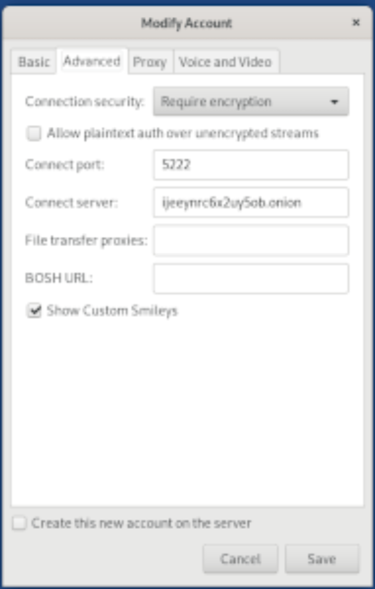 Using pidgin+OTR (XMPP) - Zero Trace